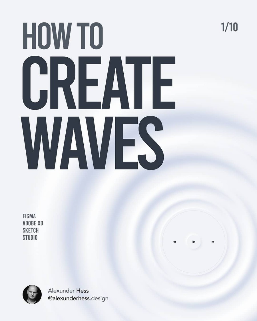 How to create waves - Visualizem